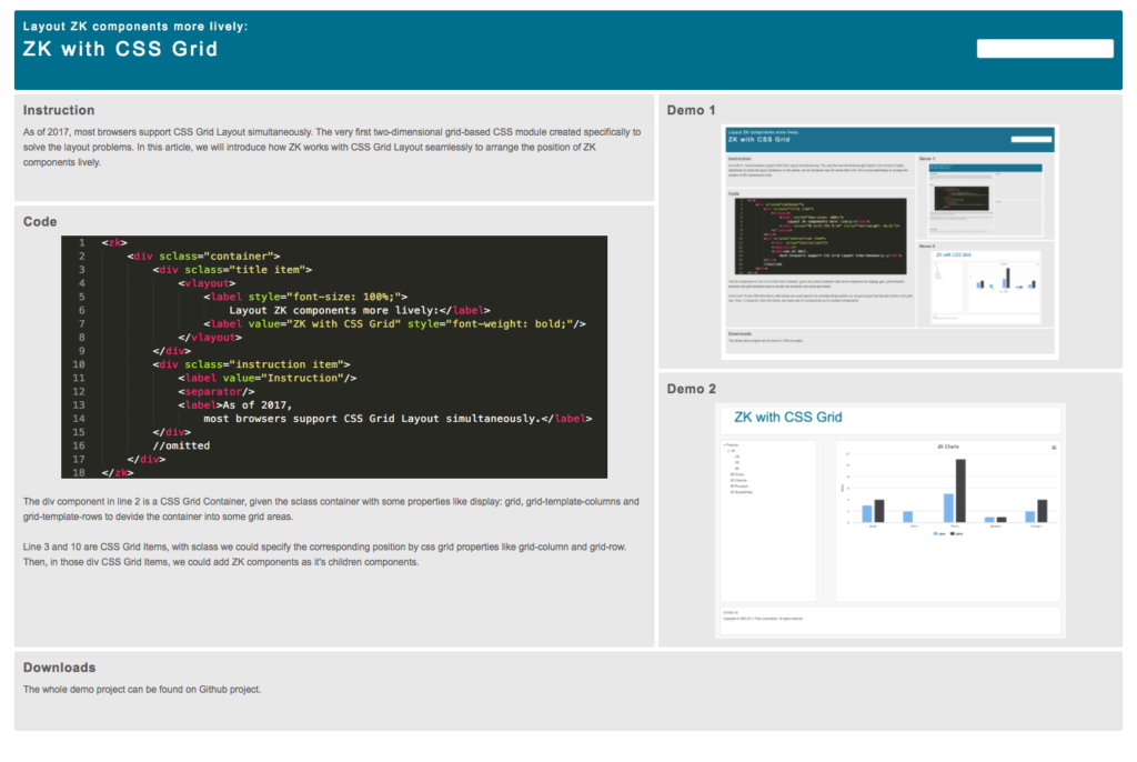 Layout ZK components more lively: ZK with CSS Grid « The ZK Blog